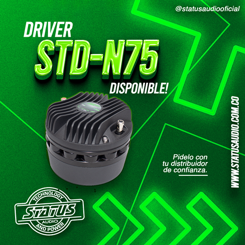 DRIVER STD-N75 – STATUS AUDIO OFICIAL